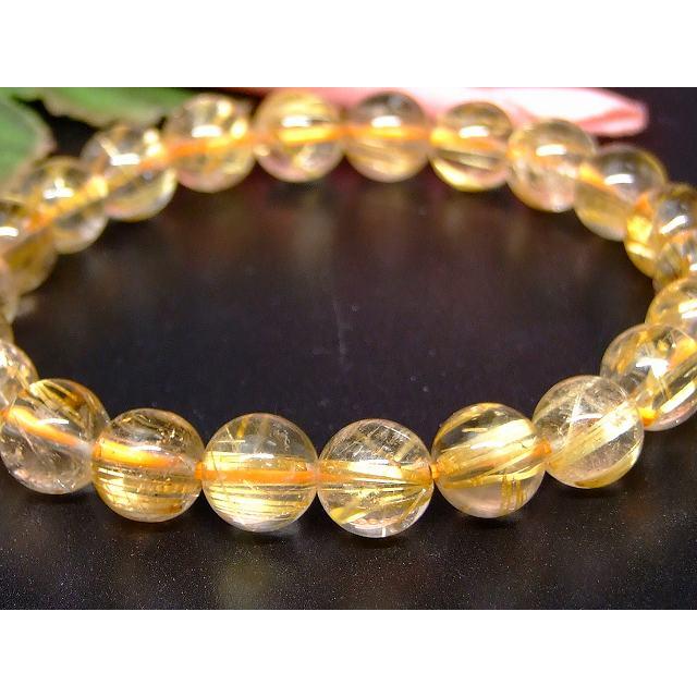 天然石 パワーストーン 66083 タイチンルチルクォーツ 針水晶 8mm AAA ブレスレット 内径17cm ポーチ付き 送料無料 ブラジル産 : 天然石 パワーストーン 品良 - 通販 ...