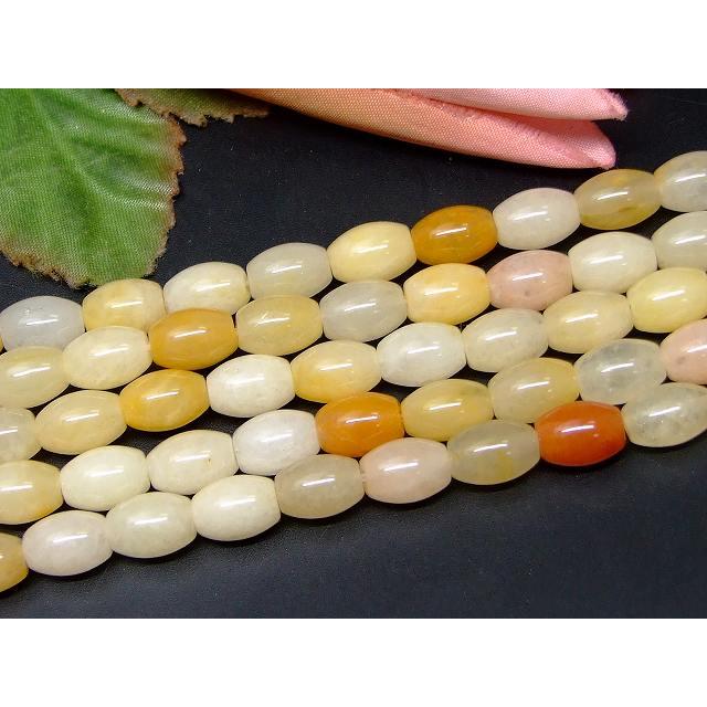 天然石 パワーストーン g3-3386 黄翡翠 ヒスイ 9mm×6mm 樽 たる型 1連38cm 通し針、解説書、1mゴム付き : 天然石 パワーストーン 品良 - 通販 - Yahoo!ショッピング