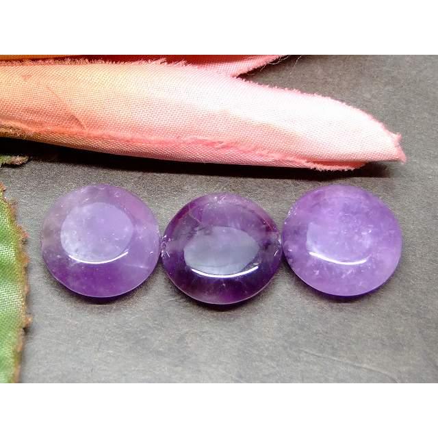 天然石 パワーストーン g3-68G アメジスト 紫水晶 15mm 円盤 コイン 1粒売り : 天然石 パワーストーン 品良 - 通販 - Yahoo!ショッピング