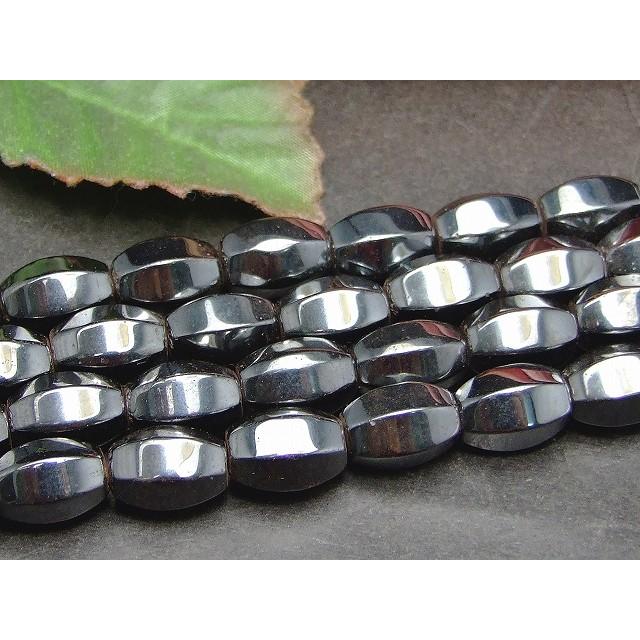 天然石 パワーストーン g3-839E 12×8mm ヘマタイト ライス型 6面 磁気あり 1連39cm 通し針、解説書、1mゴム付き 送料無料有 : 天然石 パワーストーン 品良 - 通販 ...