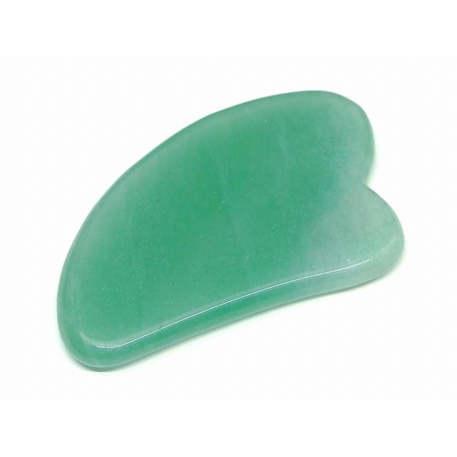 天然石 パワーストーン k3-13G かっさプレート アベンチュリン 70mm×45mm ハート型 Y型 ポーチ付き 美肌 美顔 美容 マッサージ用 : 天然石 パワーストーン 品良 - 通販 ...