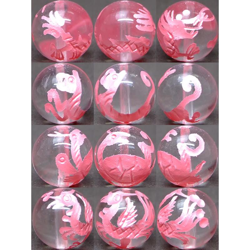 ≪四神 手彫り 14mm≫○14mm○水晶○オニキス○送料無料有○1set ≪四神 手彫り 14mm≫○14mm○水晶○オニキス○送料無料有○1set