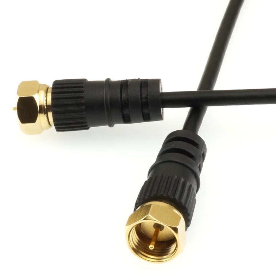 アンテナケーブル 同軸ケーブル 極細 1m ネジ式-ネジ式 送料無料 一年保証 AC10-478BK :4533115064781:ホーリック ...