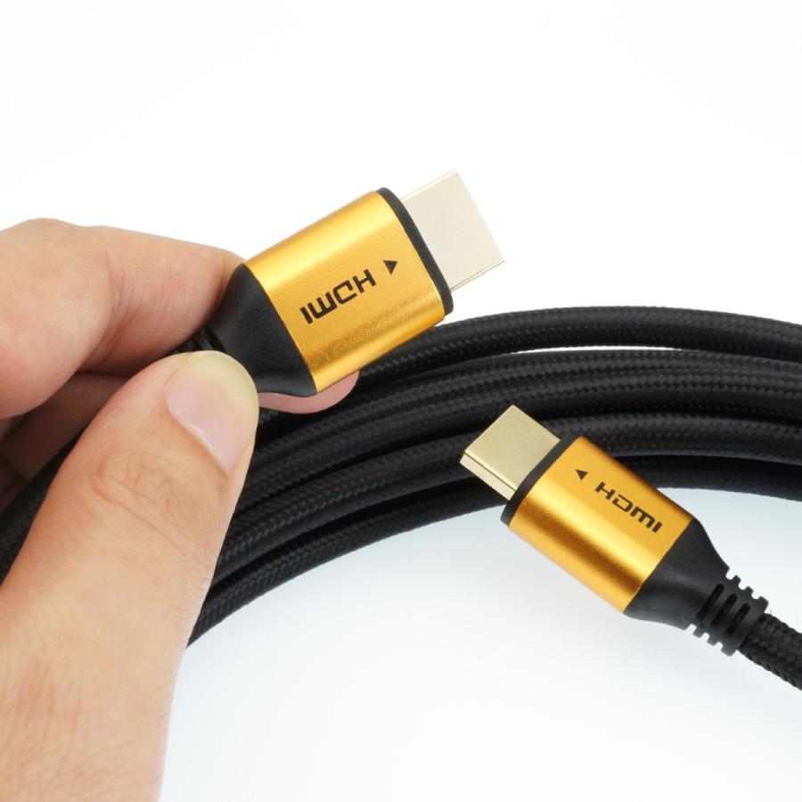 ホーリック HDMIケーブル 4m メッシュケーブル 18Gbps 4K 60p HDR テレビ モニタ 対応 ゴールド HDM40-523GB HORIC : ホーリック - 通販 ...
