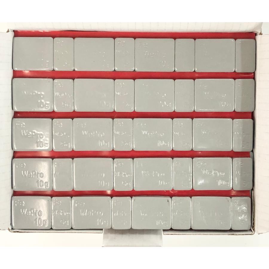 【2箱セット】WEPRO グレー 貼り付け バランスウェイト 3kg（5g・10gの60g×50枚） : オートパーツガイアYahoo!店 - 通販 - Yahoo!ショッピング