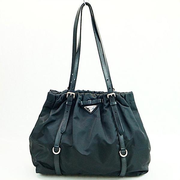 PRADA プラダ ナイロン ショルダーバッグ ブラック BR3919 レディース ABランク 中古 nr0401040 : 平山質店ヤフーショップ - 通販 - Yahoo!ショッピング