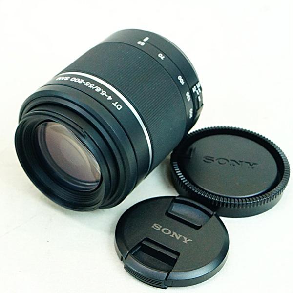 SONY ソニー DT 55-200mm F4-5.6 SAM 交換レンズ SAL55200-2 α Aマウント系 ABランク 中古 ...