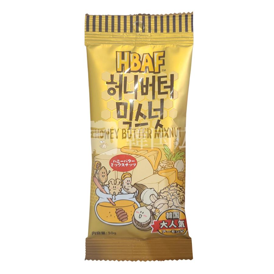 HBAF ハニーバターミックスナッツ 30g (小) / 韓国お菓子 韓国食品 : 韓国広場 - 韓国食品のお店 - 通販 - Yahoo!ショッピング