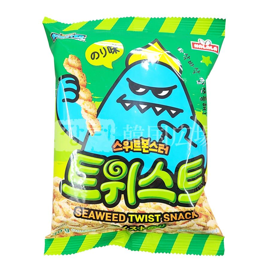 SWEETMONSTER ツイスト のり味 70g / 韓国食品 韓国お菓子 : 韓国広場 - 韓国食品のお店 - 通販 - Yahoo!ショッピング