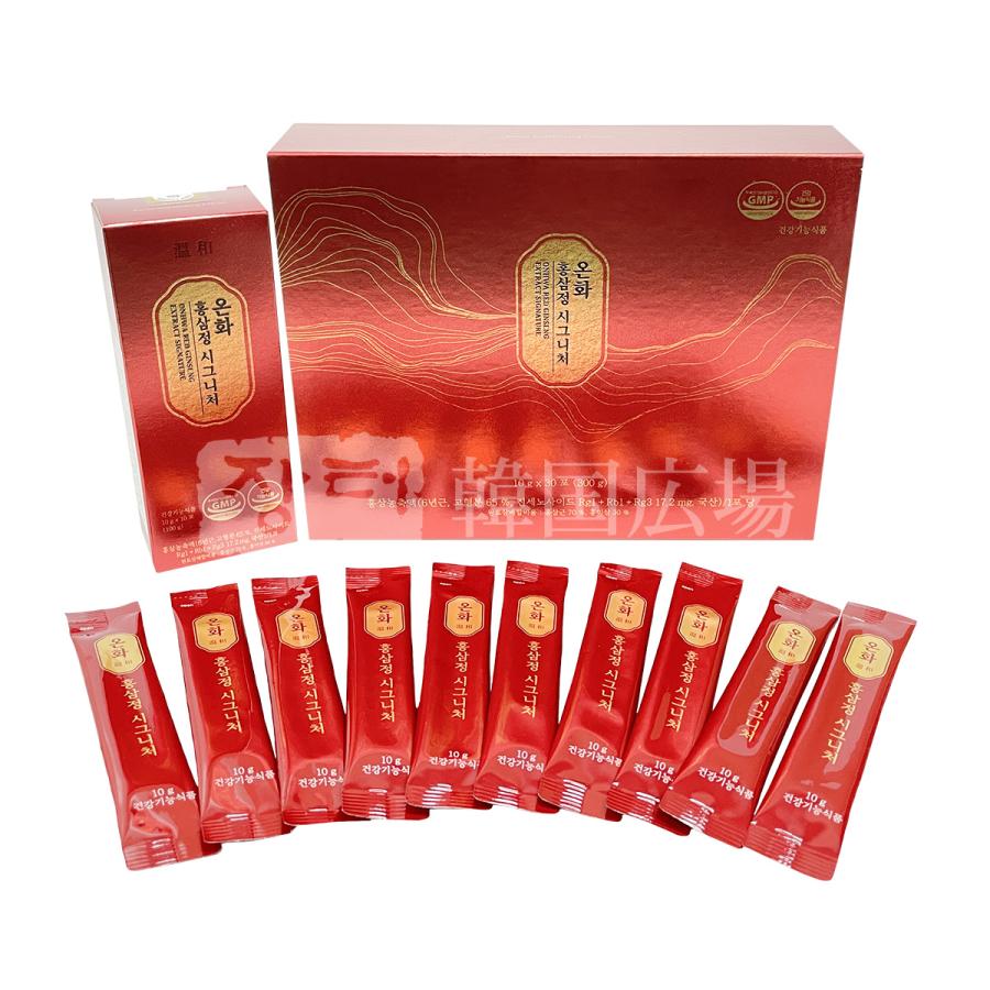温和 紅参精シグネチャー 10gX10包入りX3 / 韓国健康食品 : 韓国広場 - 韓国食品のお店 - 通販 - Yahoo!ショッピング