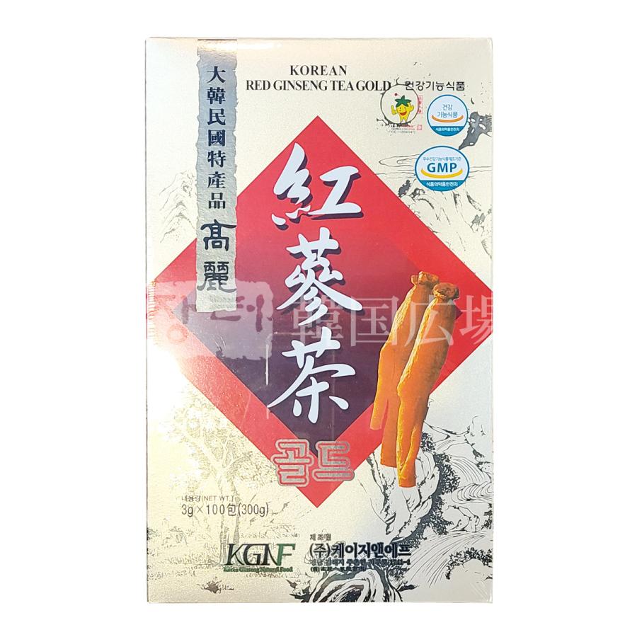 KGNF 高麗 紅参茶 GOLD (3gx100包入) / 韓国茶 韓国健康食品 : 韓国広場 - 韓国食品のお店 - 通販 - Yahoo ...