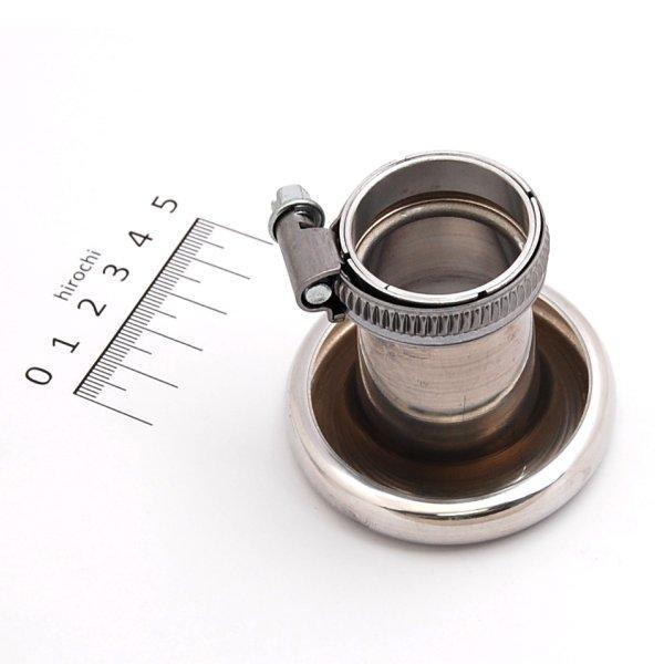 モンキー 【メーカー在庫あり】 03-01-0020 SP武川 カールファンネル KEIHIN PC18 PC20 ポリッシュ 取付径 32mm 全長 40mm 汎用 ゴリラ モンキーバハ H ...