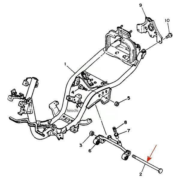YAMAHA 3KJ-21481-00 ヤマハ純正 ボルト エンジンマウンテイング1 JP : ヒロチー商事 2号店 - 通販 - Yahoo!ショッピング
