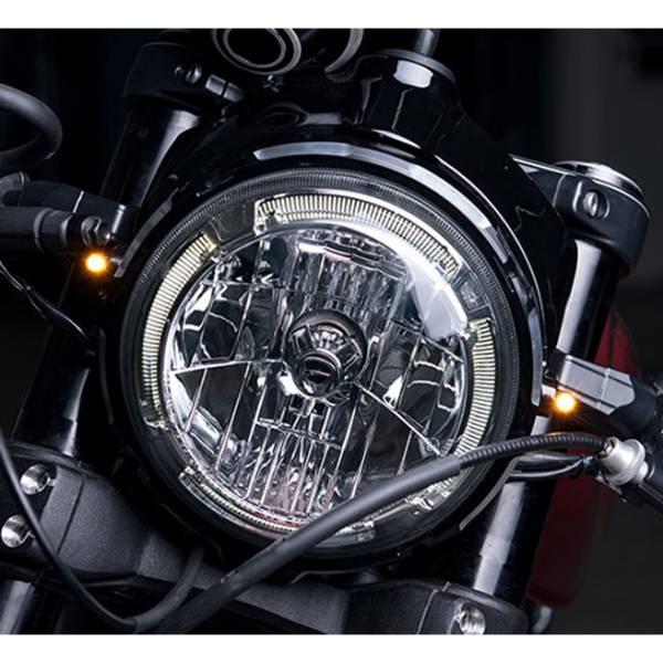 【メーカー在庫あり】 KM1-152-220 ケラーマン Kellermann Bullet Atto/バレット アトー ブラック/クリアー アンバー 1個売り HD店 : ヒロチー商事 2号 ...