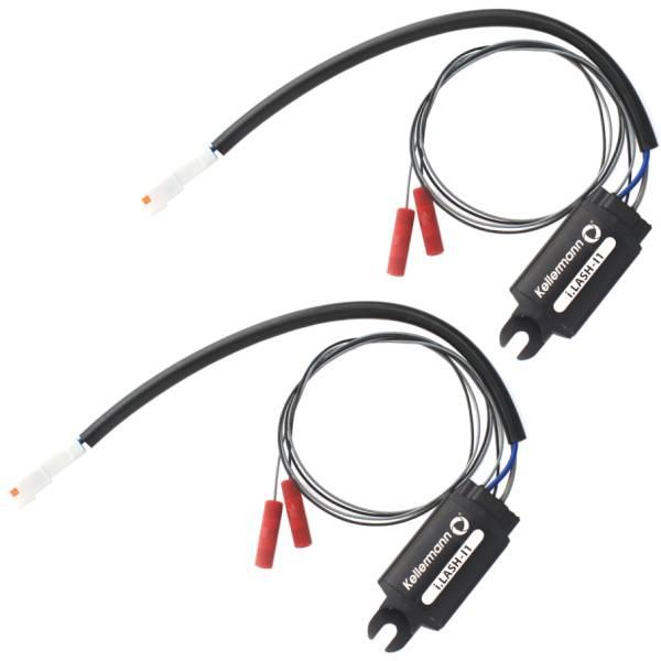 KM123-514 ケラーマン Kellermann LEDウインカーコンバージョンキット i.LASH I1 18年 Indian Scout Bobber フロント HD店 : ヒロチー ...