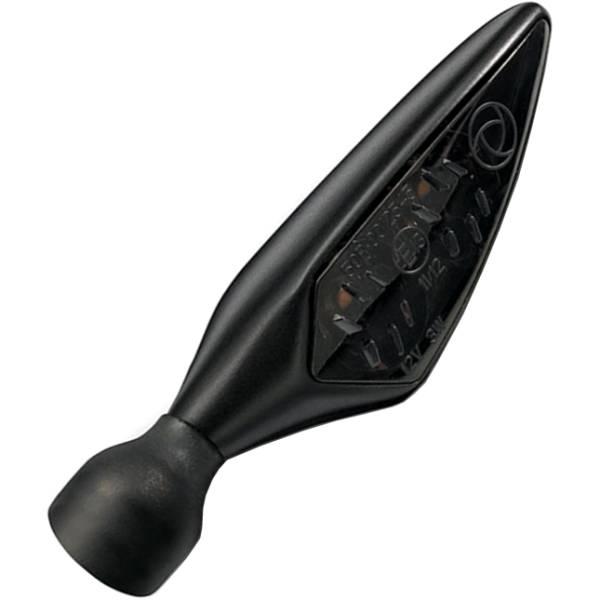 KM148-100 ケラーマン Kellermann micro Rhombus Dark/マイクロ ローンバス Dark 左前、右後 マットブラック/スモーク アンバー 1個売り HD店 ...