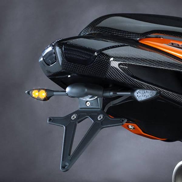 KM148-100 ケラーマン Kellermann micro Rhombus Dark/マイクロ ローンバス Dark 左前、右後 マットブラック/スモーク アンバー 1個売り HD店 ...