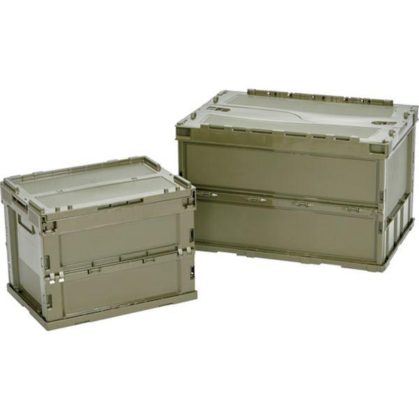【メーカー在庫あり】 TR-SC20-OD TRSC20OD トラスコ中山(株) TRUSCO オリコン α折りたたみコンテナ フタ付 20L OD色 HD店 :TRSC20OD-TN:ヒロ ...