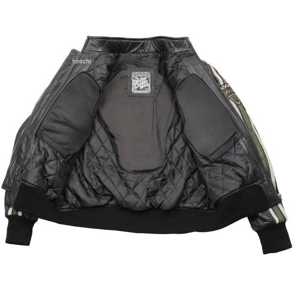 22WJ-3 デグナー DEGNER レザーリブジャケット 黒/カーキ Mサイズ SP店 :4524486098987:ヒロチー商事3号店 - 通販 - Yahoo!ショッピング