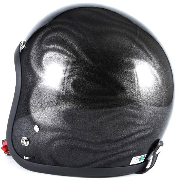 JG-23L ナナニージャム 72JAM ジェットヘルメットGHOST FLAME 黒 XLサイズ HD店 : ヒロチー商事3号店 - 通販 - Yahoo!ショッピング