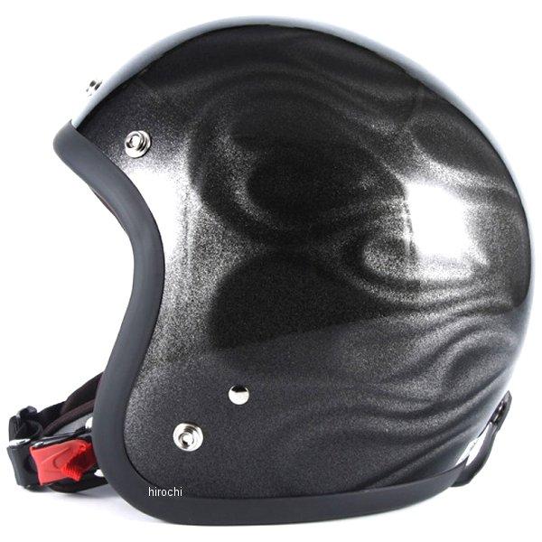 JG-23L ナナニージャム 72JAM ジェットヘルメットGHOST FLAME 黒 XLサイズ HD店 : ヒロチー商事3号店 - 通販 - Yahoo!ショッピング
