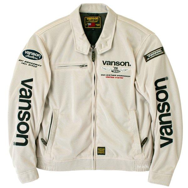 VANSON 【メーカー在庫あり】 VS25103S バンソン 2025年春夏モデル メッシュ スウィングトップジャケット アイボリー/黒 3XLサイズ SP店 : ヒロチー商事3号店 ...