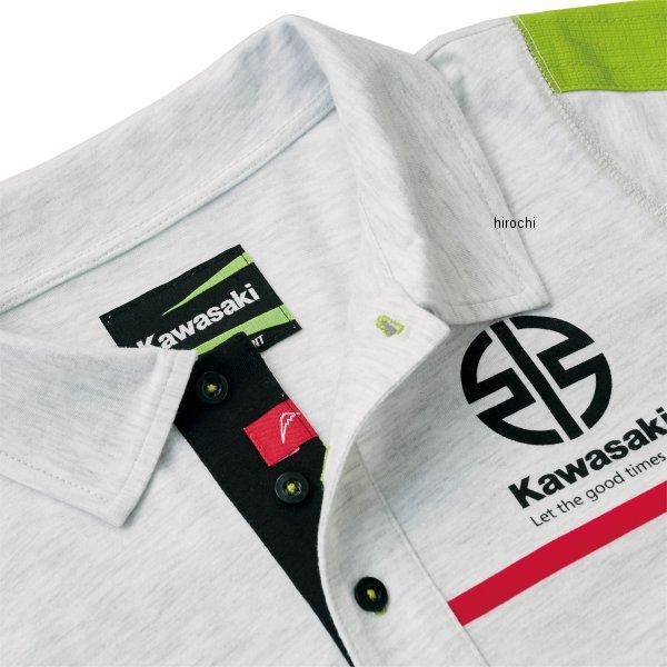 カワサキ J8901-0814 カワサキ純正 レーシングポロシャツ 白 3Lサイズ SP店 : ヒロチー商事3号店 - 通販 - Yahoo!ショッピング