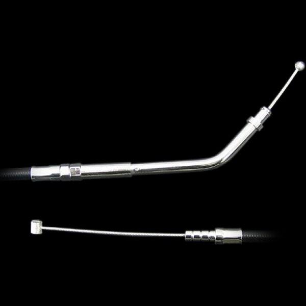【メーカー在庫あり】 000691 ネオファクトリー 37インチ スロットルケーブル 45° 96年以降 BigTwin、XL 黒 JP店 ...