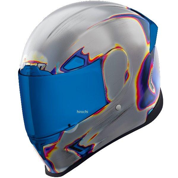 0101-17373 アイコン ICON 2024年モデル フルフェイスヘルメット AIRFRAME PRO REENTRY シルバー 3XL ...