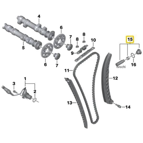 11318531009 BMW純正 チェーン テンショナー セット JP店 :11318531009:ヒロチー商事 1号店 - 通販 - Yahoo!ショッピング