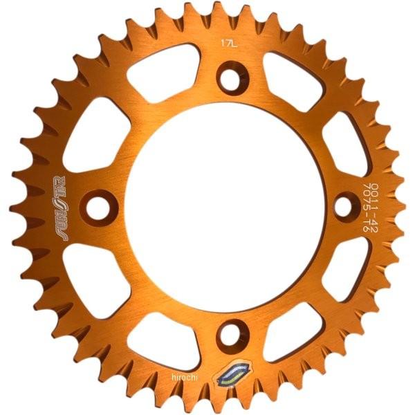 1211-1973 サンスター SUNSTAR リア スプロケット 42T/415 14年-17年 KTM 50SX オレンジ JP店 ...