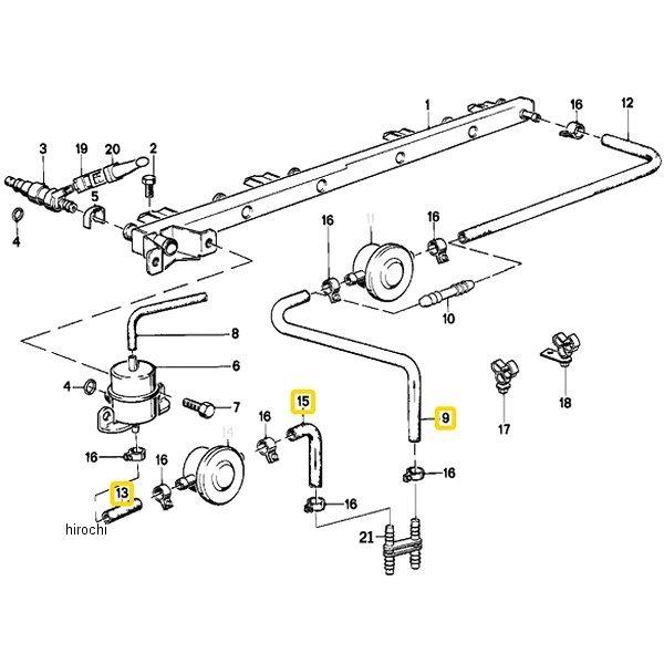 BMW 13537563456 BMW純正 ** フューエル ホース 8X13 JP店 : ヒロチー商事 1号店 - 通販 - Yahoo ...