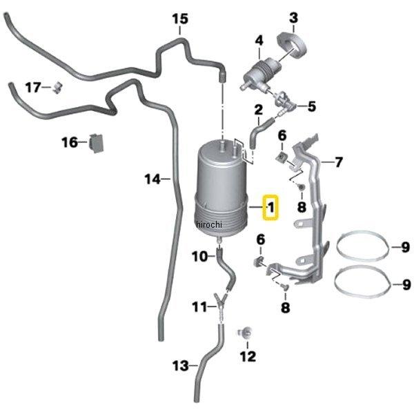 BMW 16138557626 BMW純正 チャコール キャニスター JP店 : ヒロチー商事 1号店 - 通販 - Yahoo!ショッピング