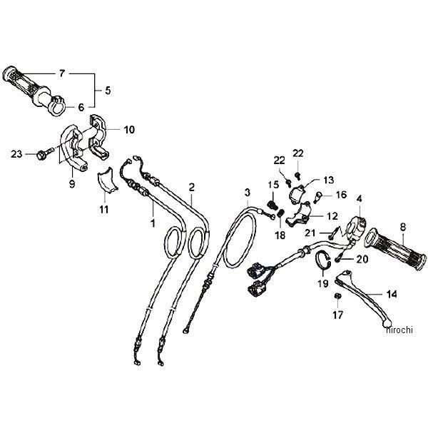 モンキー 17910-NX7-000 ホンダレーシング HRC スロットルケーブルA JP店 : ヒロチー商事 1号店 - 通販 - Yahoo!ショッピング