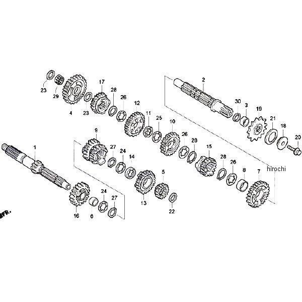 23803-NX4-780 ホンダレーシング HRC スプロケット,ドライブ16T JP店 :23803-NX4-780:ヒロチー商事 1号店 ...