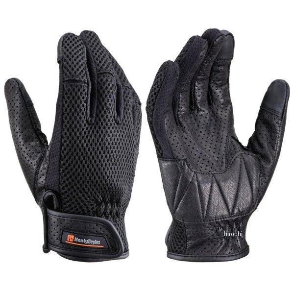 DAYTONA（バイク用品） 25836 HBG-072 ヘンリービギンズ HenlyBegins グローブ フルメッシュSTD 黒 XL ...