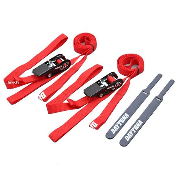 DAYTONA（バイク用品） 【メーカー在庫あり】 42067 デイトナ ラッシングベルト ラチェット/ループ 1500mm 赤 JP店 ...