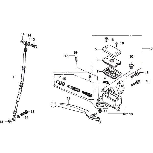 45126-NLA-003 ホンダレーシング HRC ホース,ブレーキ JP店 : 45126-nla-003 : ヒロチー商事 1号店 ...