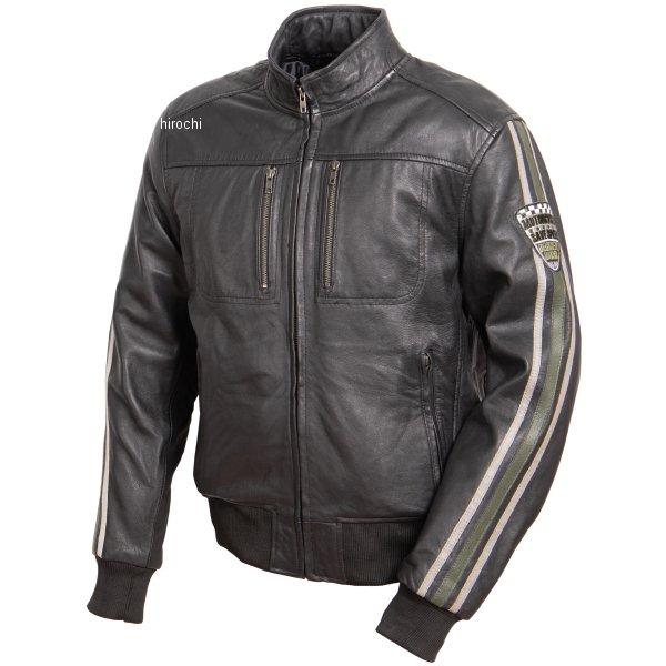 DEGNER 22WJ-3 デグナー レザーリブジャケット 黒/カーキ Lサイズ JP店 : ヒロチー商事 1号店 - 通販 - Yahoo!ショッピング