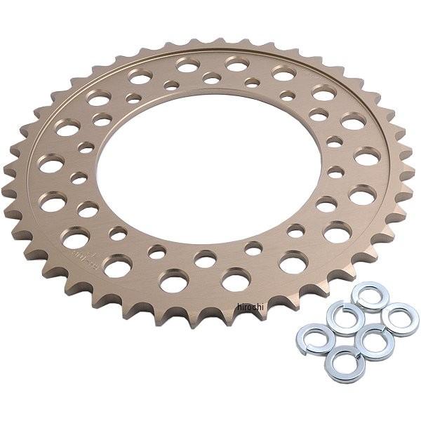 RH-106-42 サンスター SUNSTAR リア スプロケット 525/42T 98年-09年 W400、ZRX400 アルミ シャンパン ...