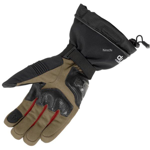 【メーカー在庫あり】 4573325765009 EK-215 コミネ KOMINE 秋冬モデル デュアルプロテクト E-グローブ 黒/赤 L ...