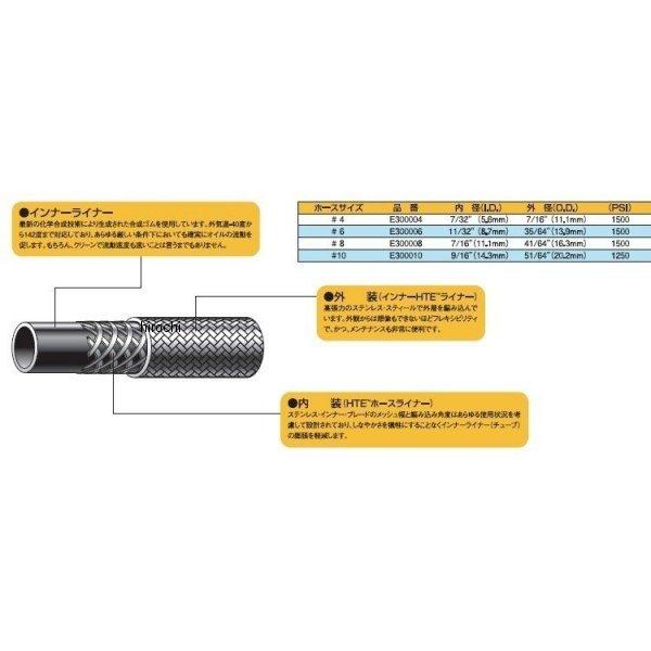 PMC 【メーカー在庫あり】 E300006 アールズ EARLS #6 オートフレックス HTEホース 1m JP店 : ヒロチー商事 1号店 - 通販 - Yahoo!ショッピング