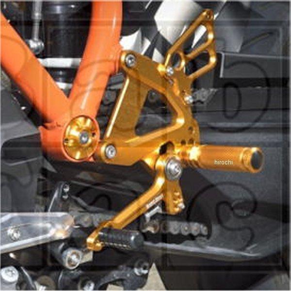 002-KT013GD ベビーフェイス BabyFace バックステップキット 20年 KTM 1290スーパーデュークR ゴールド JP店 ...