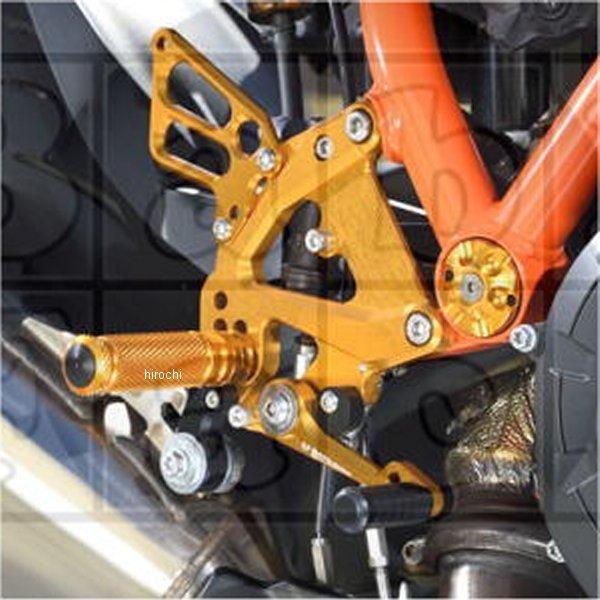 002-KT013GD ベビーフェイス BabyFace バックステップキット 20年 KTM 1290スーパーデュークR ゴールド JP店 ...