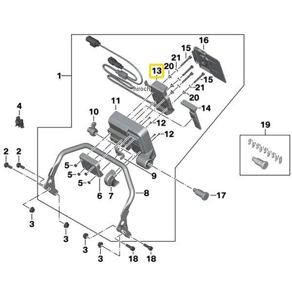 65908354256 BMW純正 Mount Cradle オーディオモードナシ JP店 : 65908354256 : ヒロチー商事 1号 ...