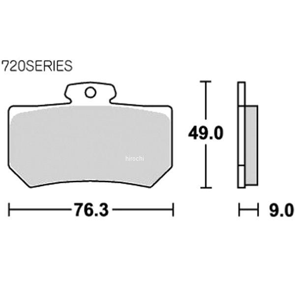 KITACO 777-0720088 720RS キタコ SBS ブレーキパッド フロント AP LOCHEED RACINGキャリパー用 シンターメタル HD店 : ヒロチー商事 1号店 ...