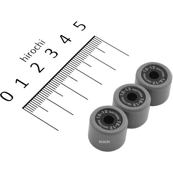 DAYTONA（デイトナ） 【メーカー在庫あり】 90461 DWRウエイトローラー 15×12 10.0g×3個セット JOG ZR、ビーノ ...