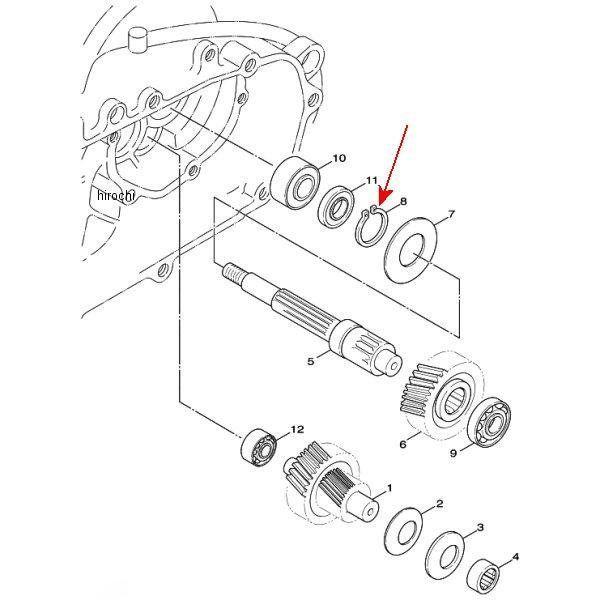 YAMAHA 【メーカー在庫あり】 99009-25400 ヤマハ純正 サークリップ JP店 : ヒロチー商事 1号店 - 通販 - Yahoo!ショッピング