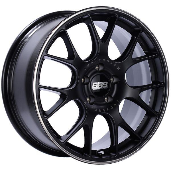 【USA在庫あり】 bbsCH146BPO BBS CH-R 18x8.5 5x112 ET38 Satin Black Polished ...