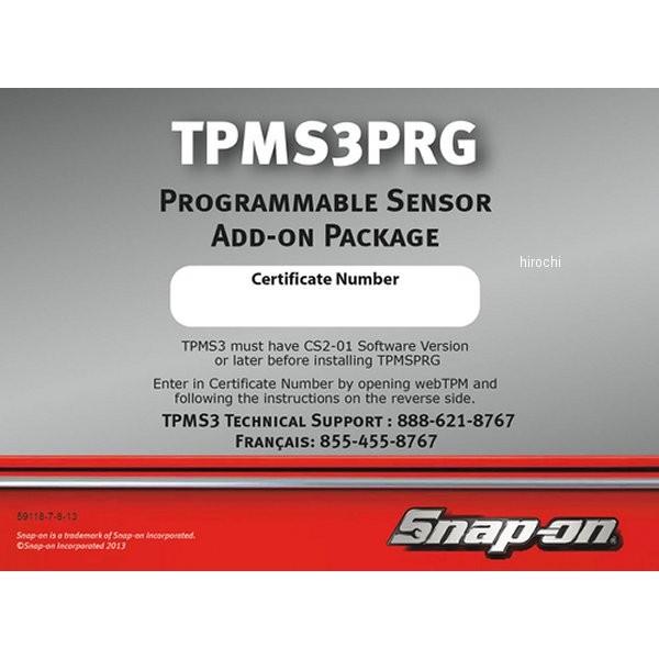 TPMS3PRG スナップオン Snap-on パッケージ プログラマブル センサー アドオン TPMS3 JP店 : ヒロチー商事 1号店 - 通販 - Yahoo!ショッピング